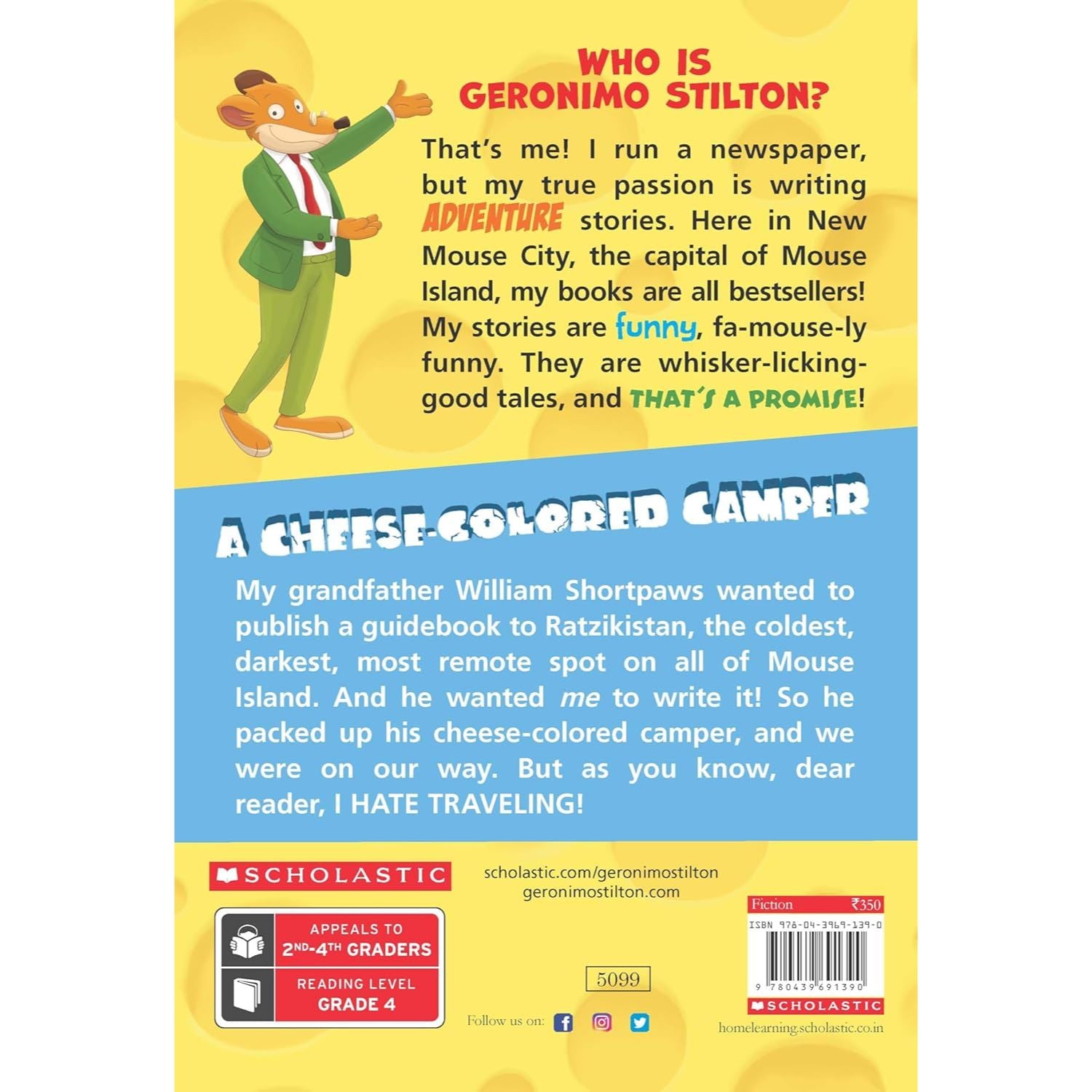 A Cheese-Colored Camper ( Geronimo Stilton Book 16 ) – Pustak City
