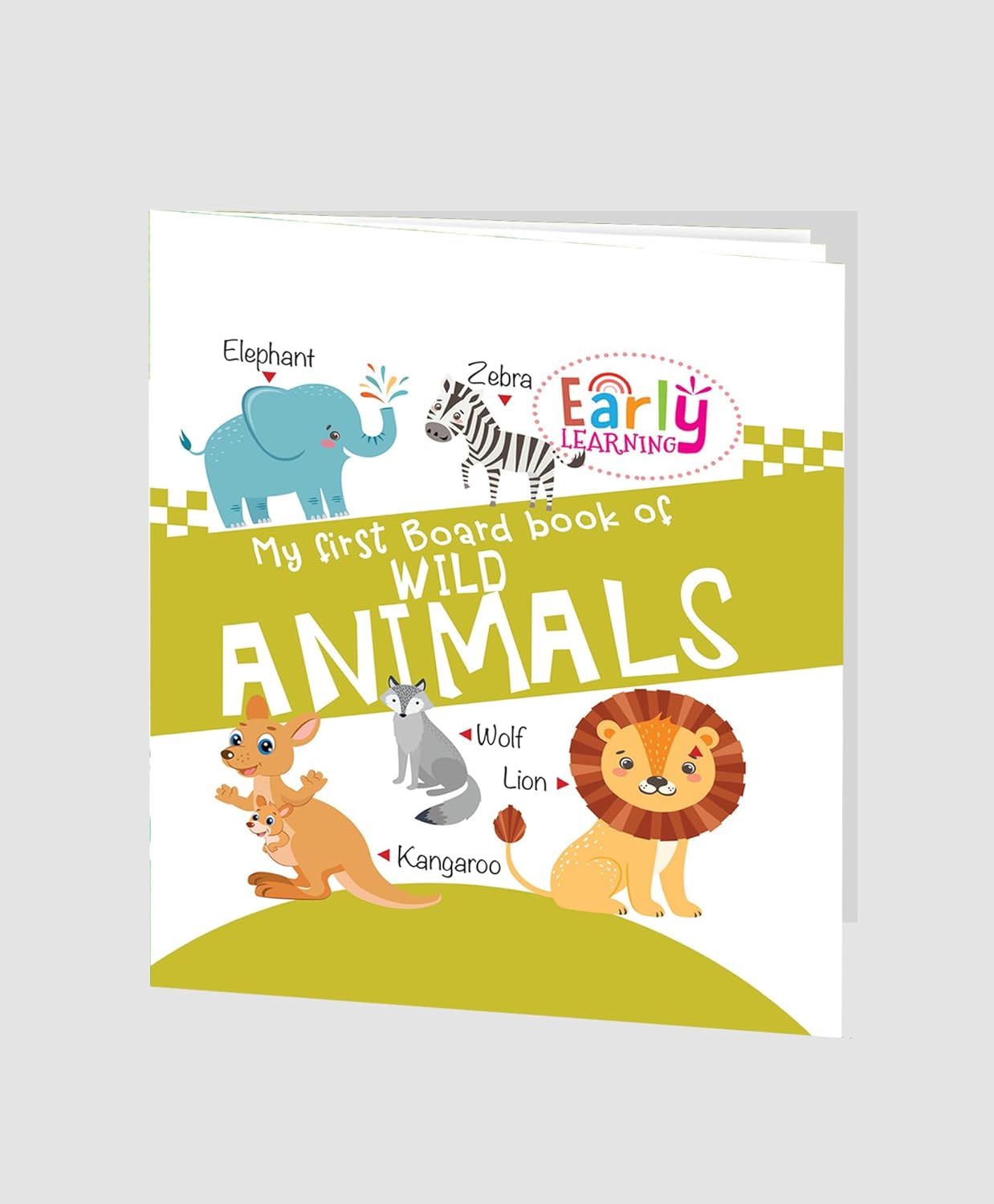 My First Padded Board Book of Wild Animal - Early Learning – Pustak City