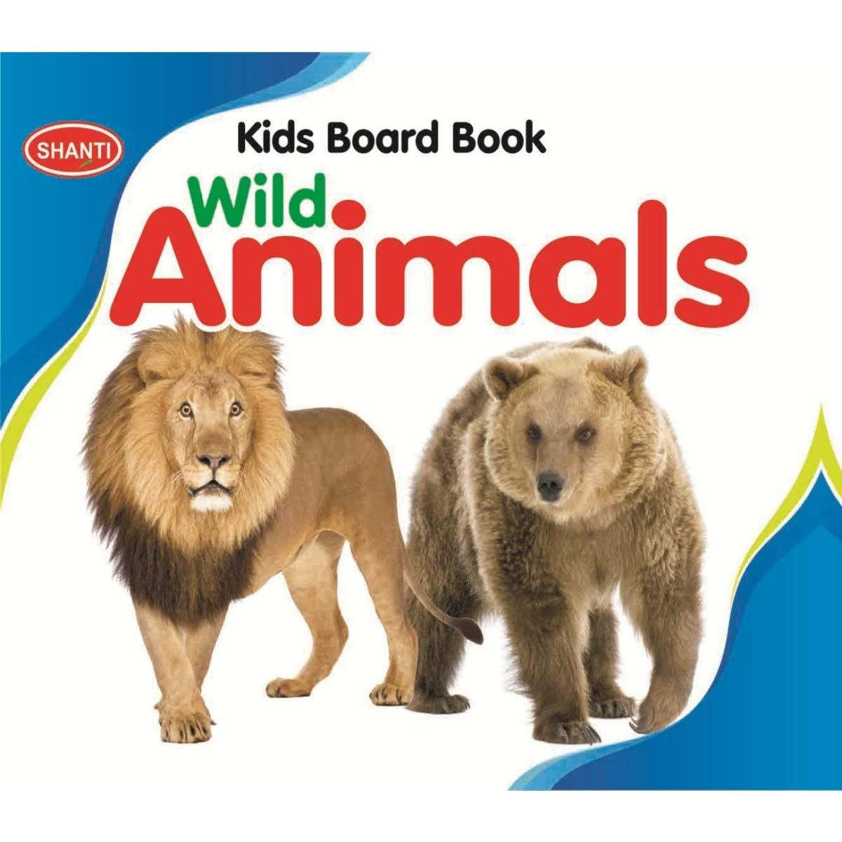 Kids Board Book Wild Animals – Pustak City