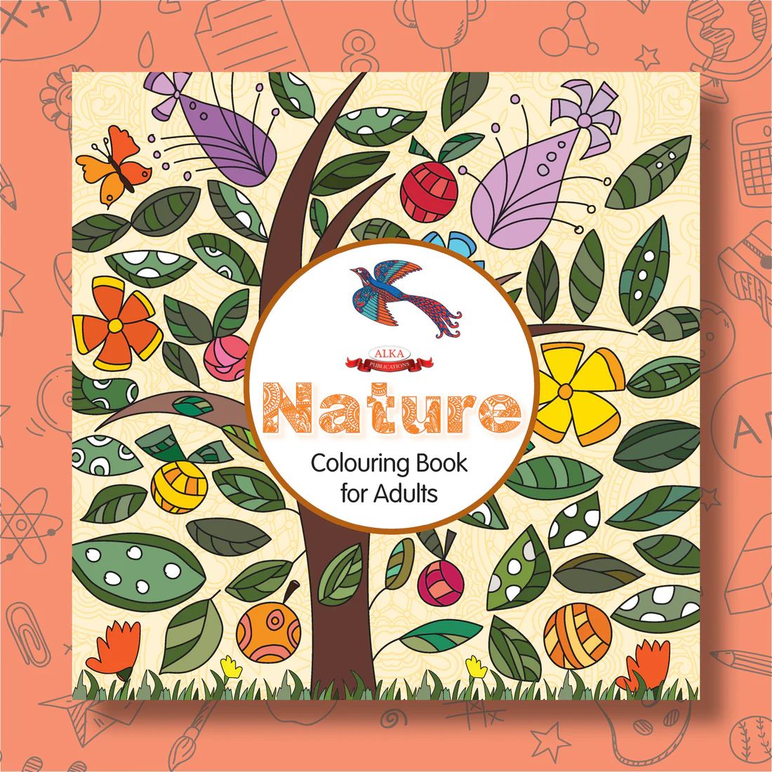 Nature Colouring Book For Adults – Pustak City